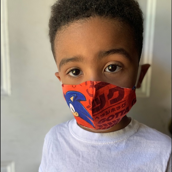 Passion of Essence | Accessories | Sonic The Hedgehog Kid Face Masks ...